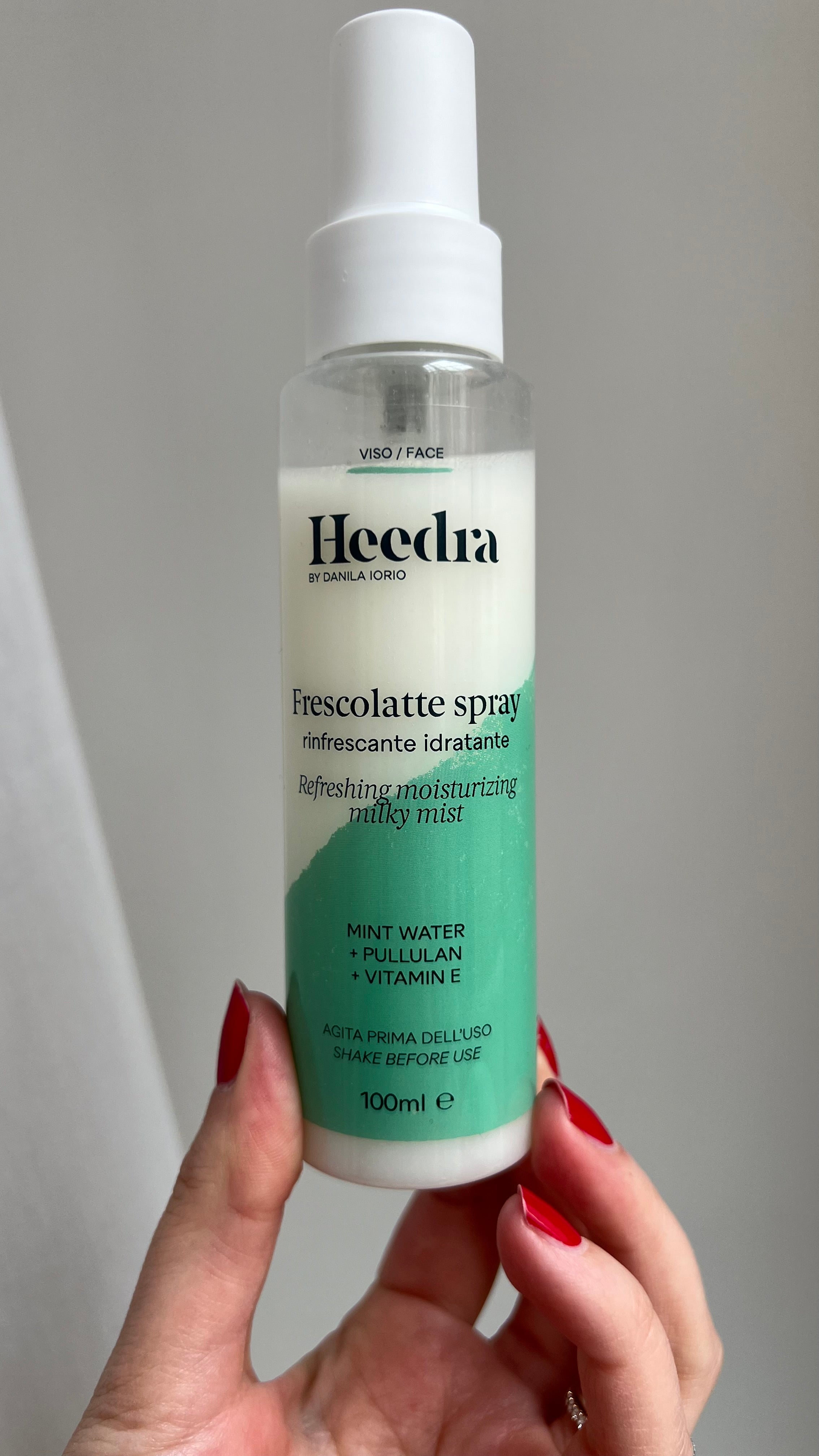 Frescolatte spray rinfrescante idratante – Heedra